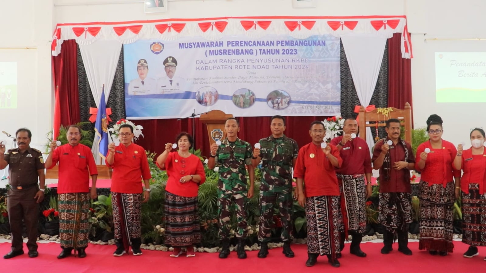 Bupati Rote Ndao-Forum Musrenbang 2023 Deklarasikan Komitmen Penurunan ...