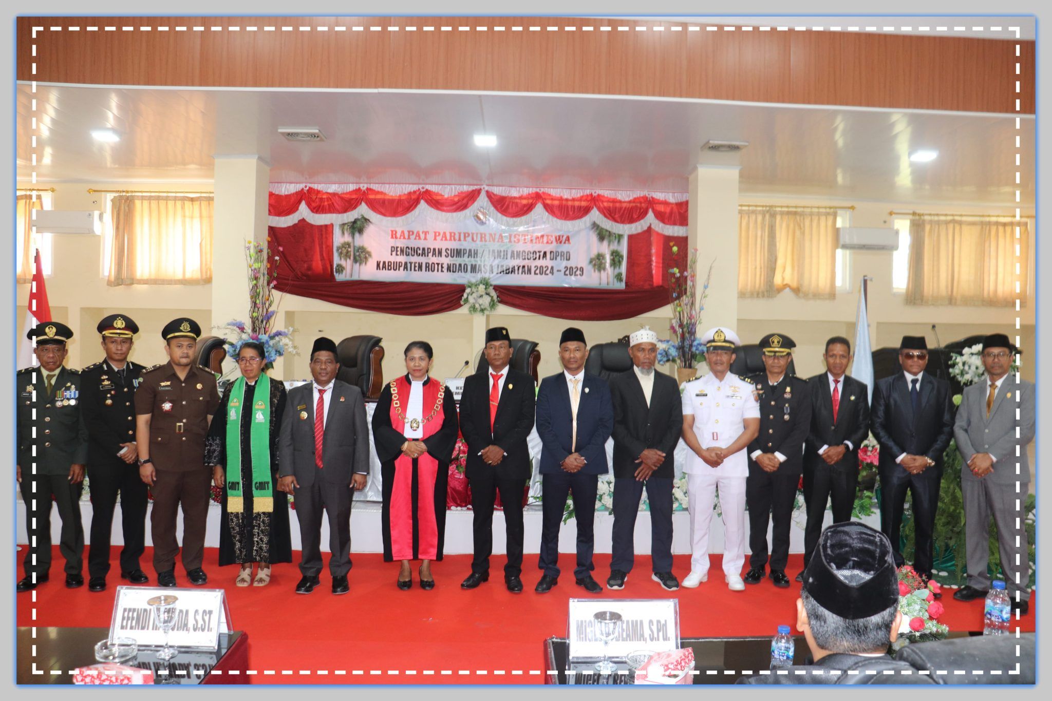 25 Anggota DPRD Kabupaten Rote Ndao 2024-2029 Yang Resmi Dilantik ...